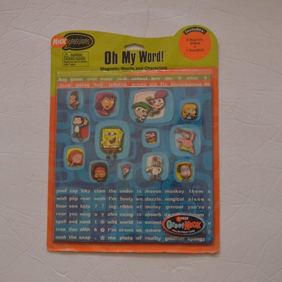 Nickelodeon | Toys | Nickelodeon Oh My Word Magnetic Words Characters ...